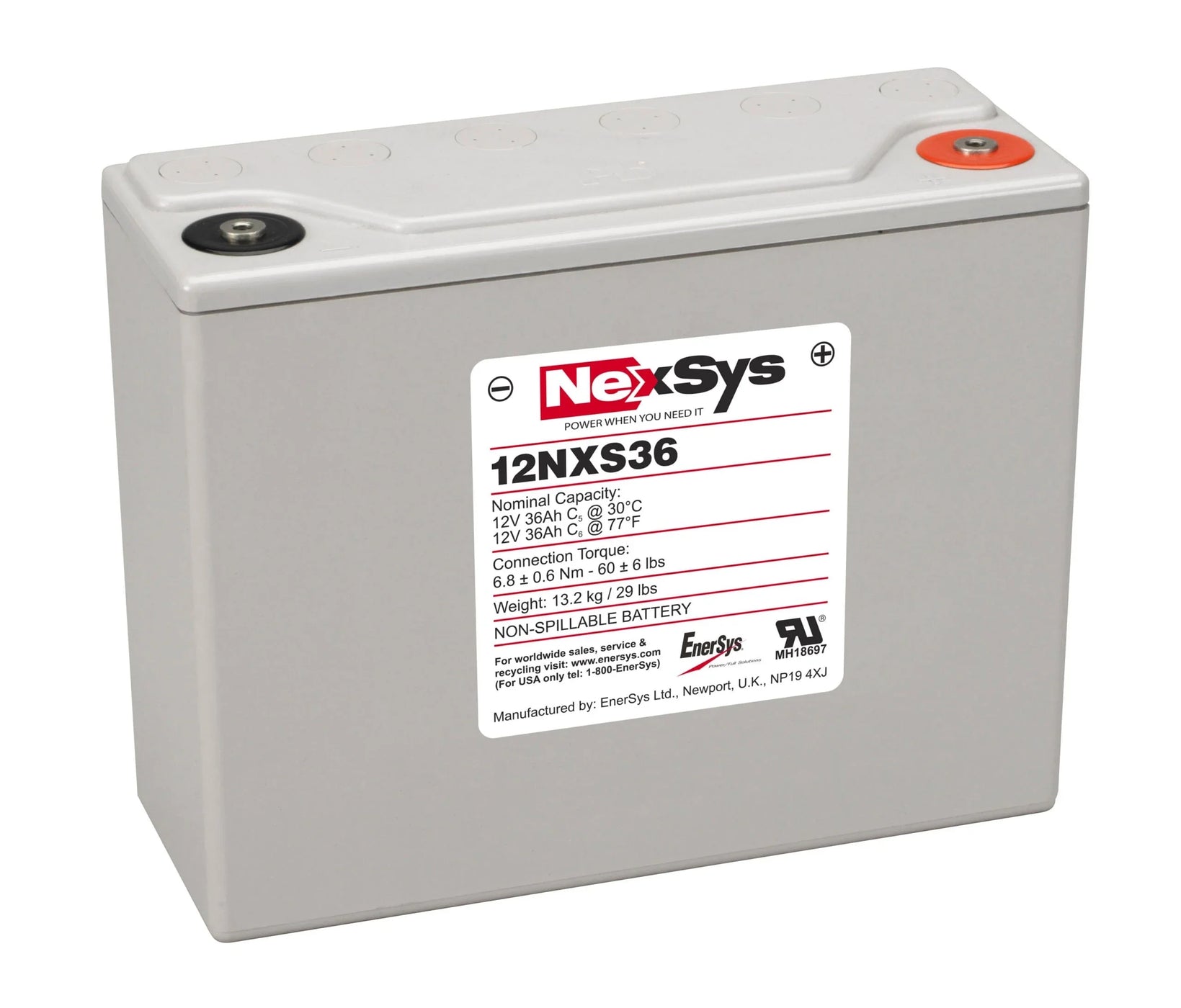 12NXS36 NexSys TPPL Battery | Battery Replacement Cell — powRparts